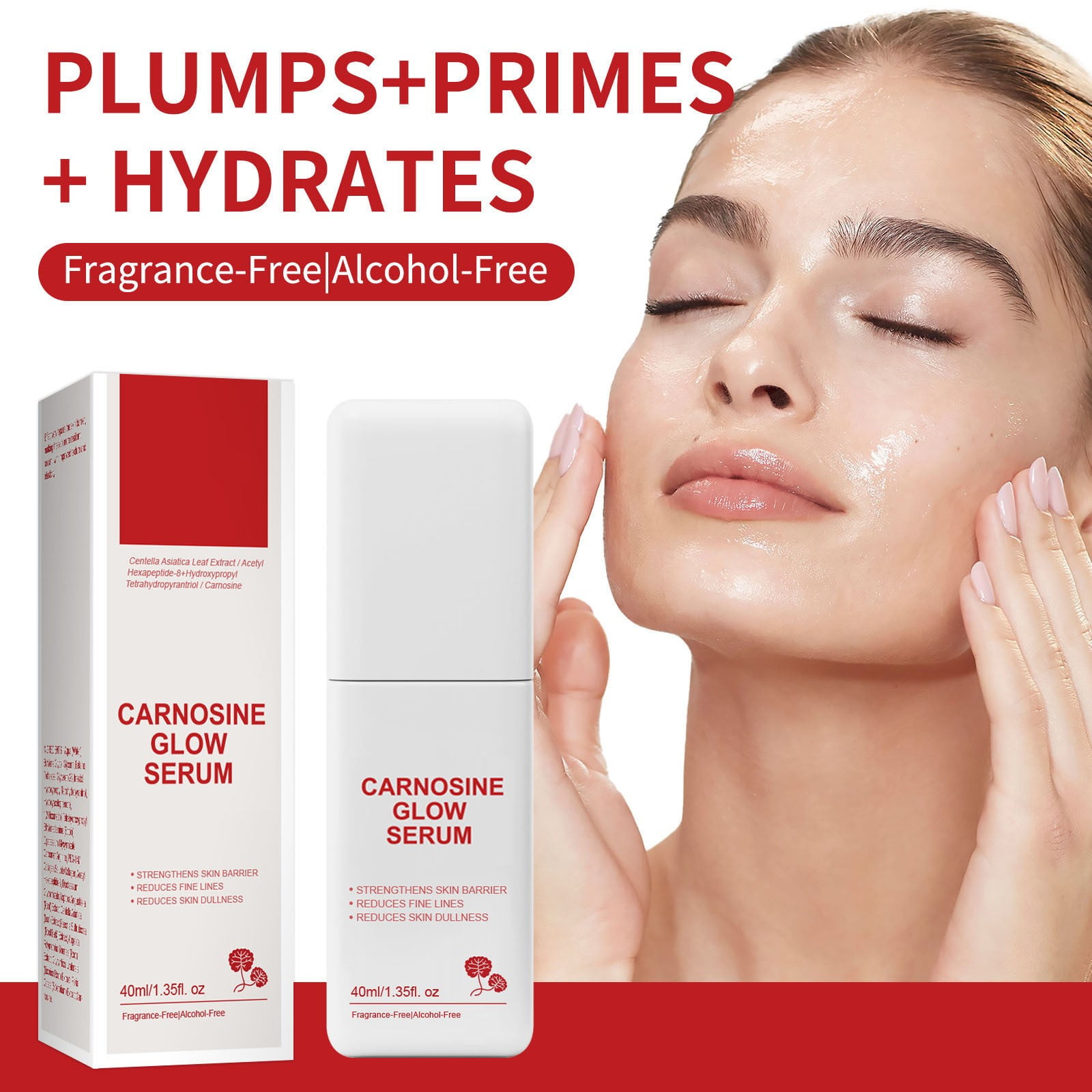 Editors Pick, Hyaluronic Moisturizer, Deep Hydration Soothes Skin, 40ml Bottle, Daily Face Care ...