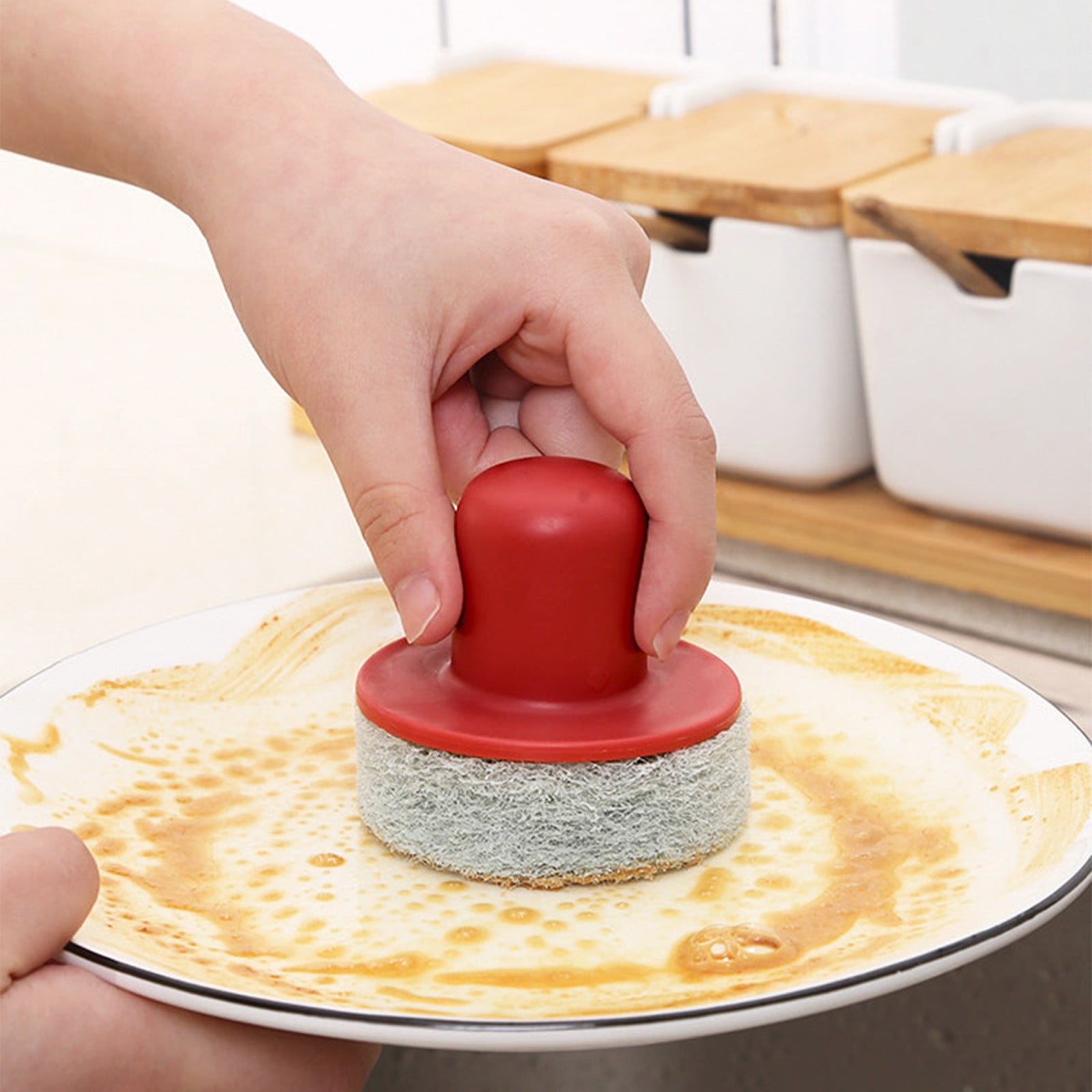 Editors Pick, Pot Washing Brush, Descaling Tool, Short Handle ...