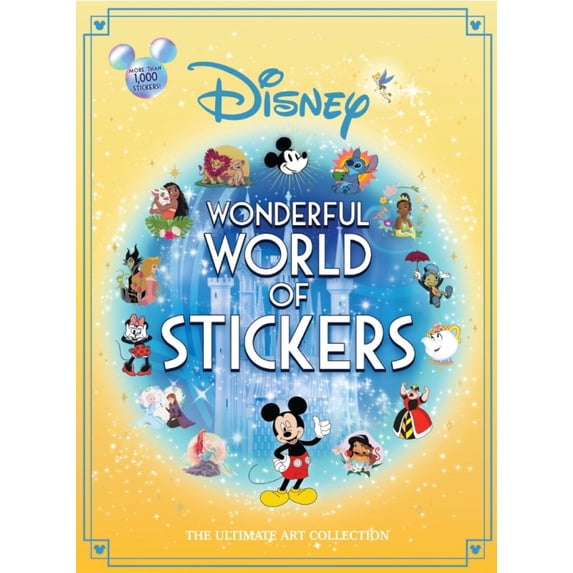 Disney Wonderful World of Stickers (Hardcover) - Walmart.com