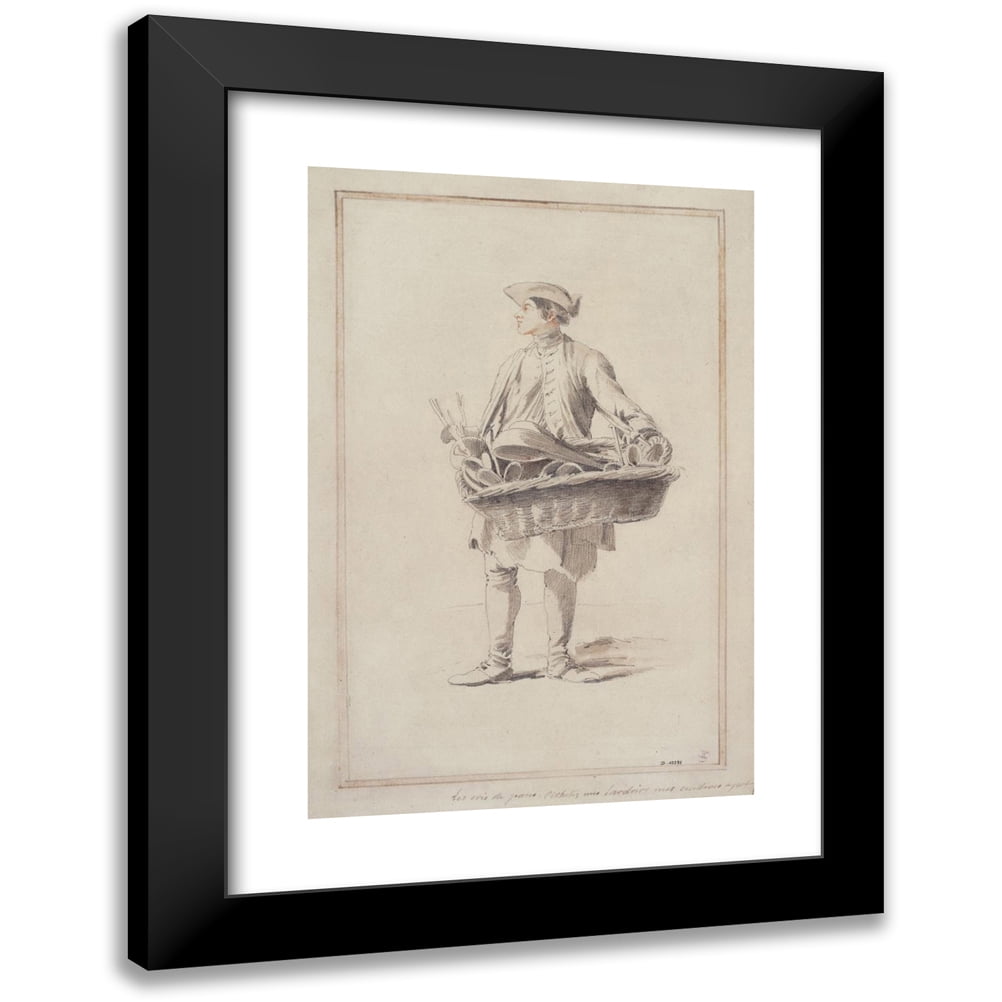 Edmé Bouchardon 17x24 Black Modern Framed Museum Art Print Titled ...