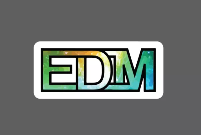 Edm Sticker Music Party Dance Waterproof Sticker Phone Decal Water ...