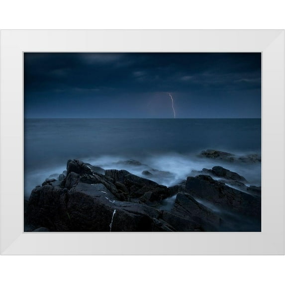 Edman, Andreas 32x25 White Modern Wood Framed Museum Art Print Titled ...