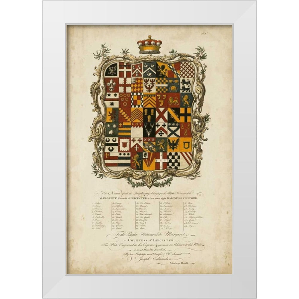 Edmondson 17x24 White Modern Wood Framed Museum Art Print Titled ...