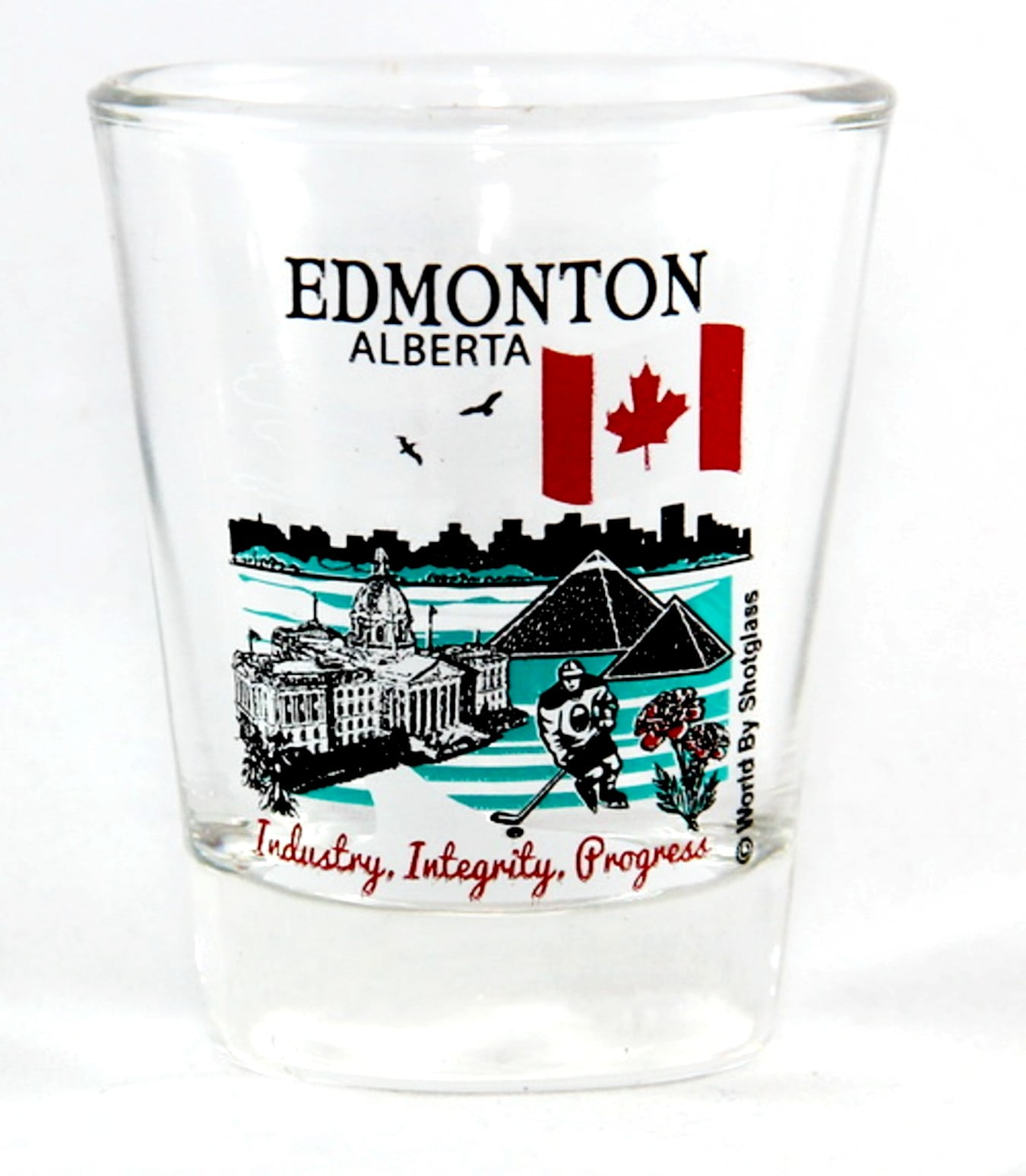 Edmonton Alberta Canada Great Canadian Cities Collection Shot Glass ...