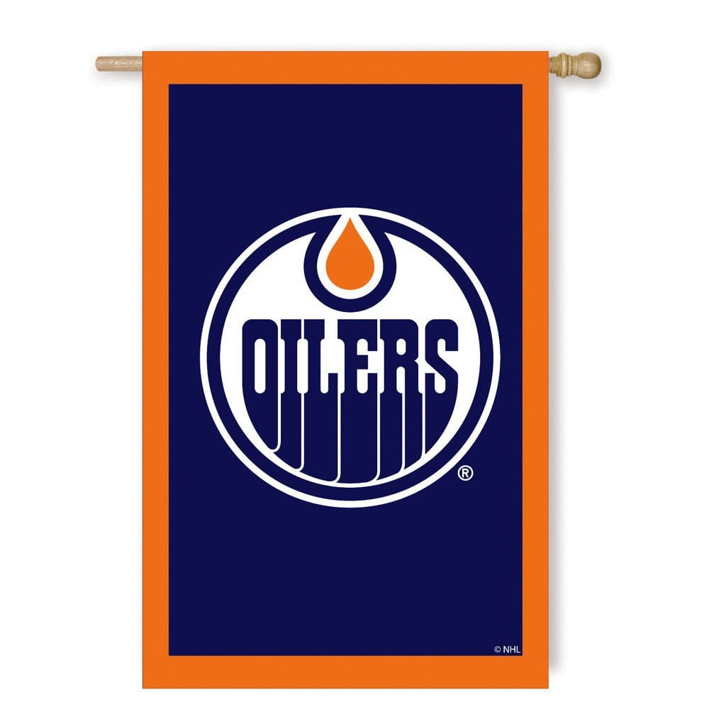Edmonton Hockey Oilers 28x44 Double Sided Banner Flag - Walmart.com