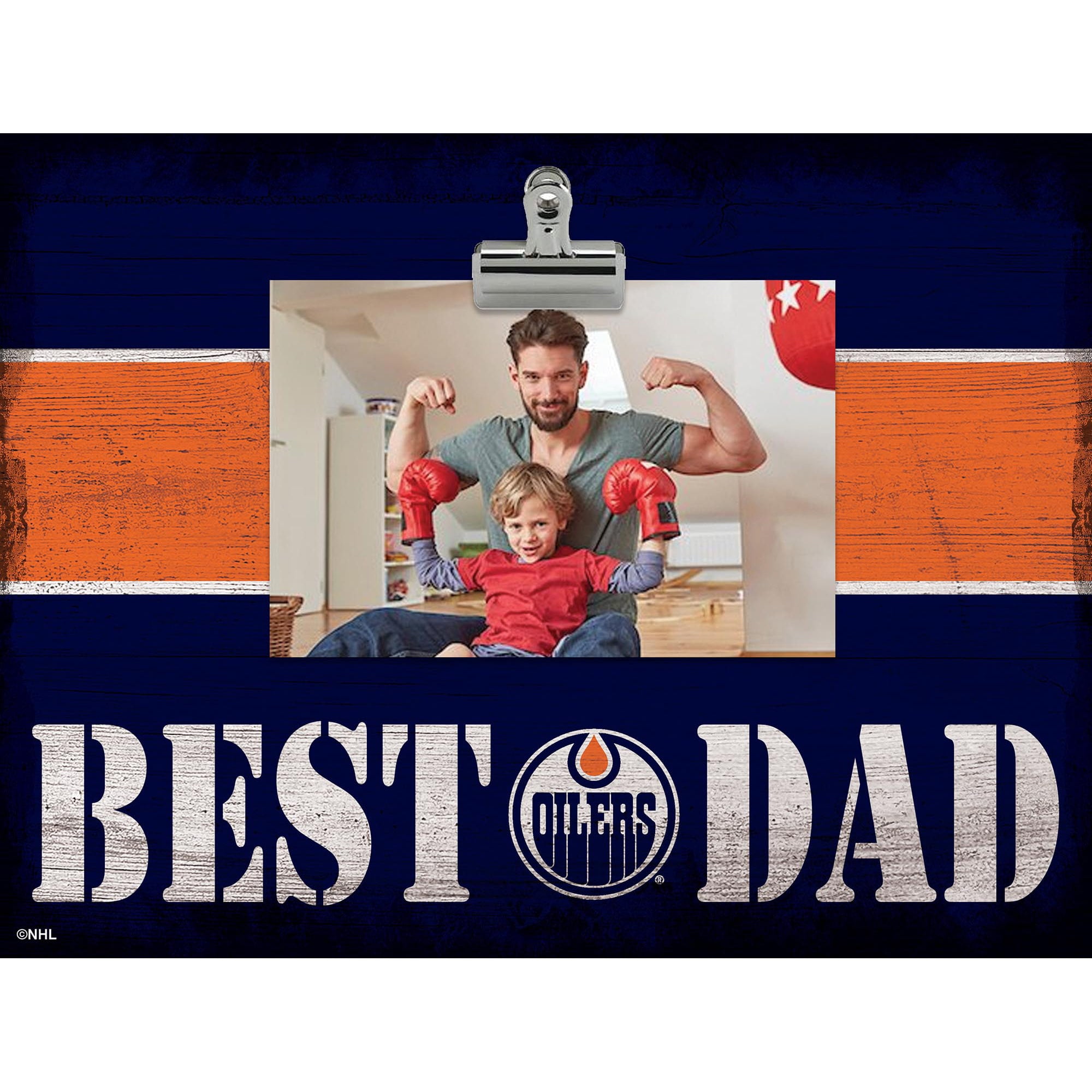 Edmonton Oilers 10'' x 10'' Best Dad Clip Frame - Walmart.com