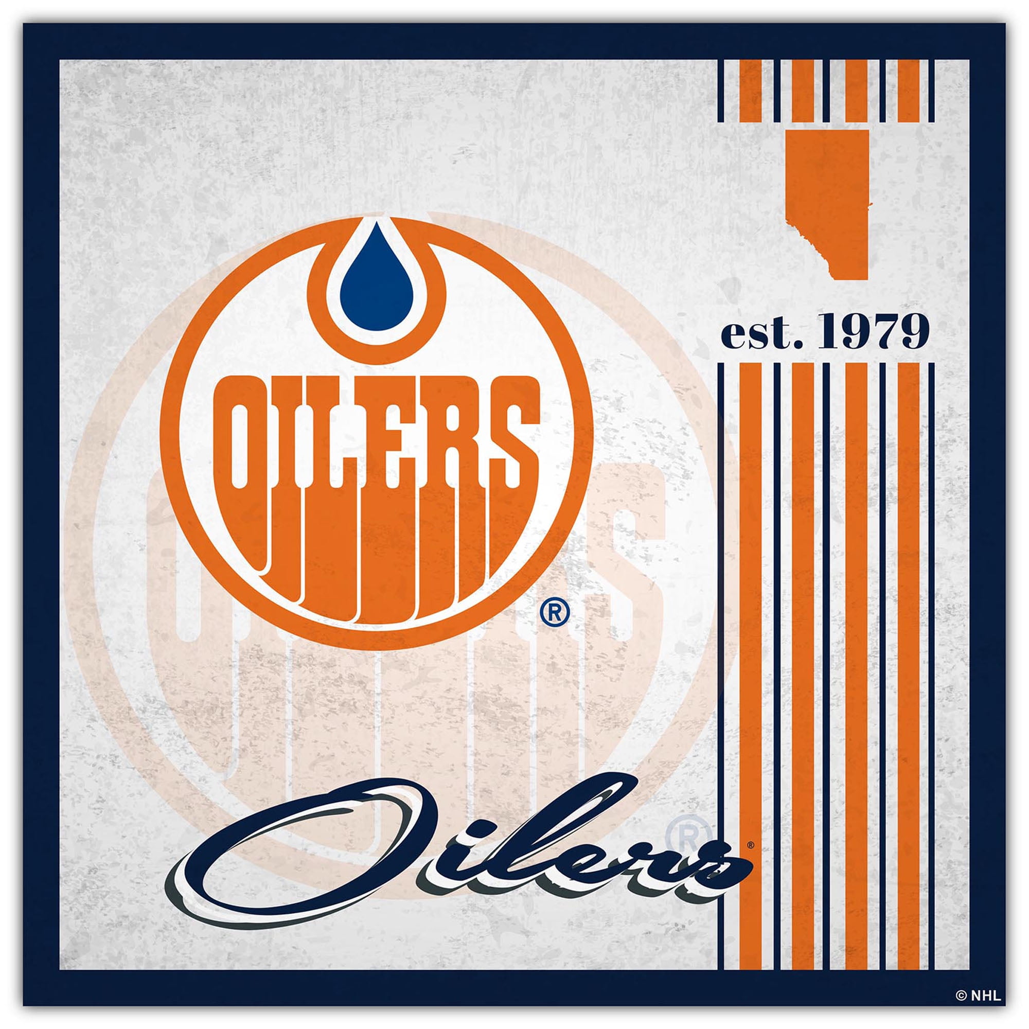 Edmonton Oilers 10" x 10" Greatest Hits Team Sign - Walmart.com