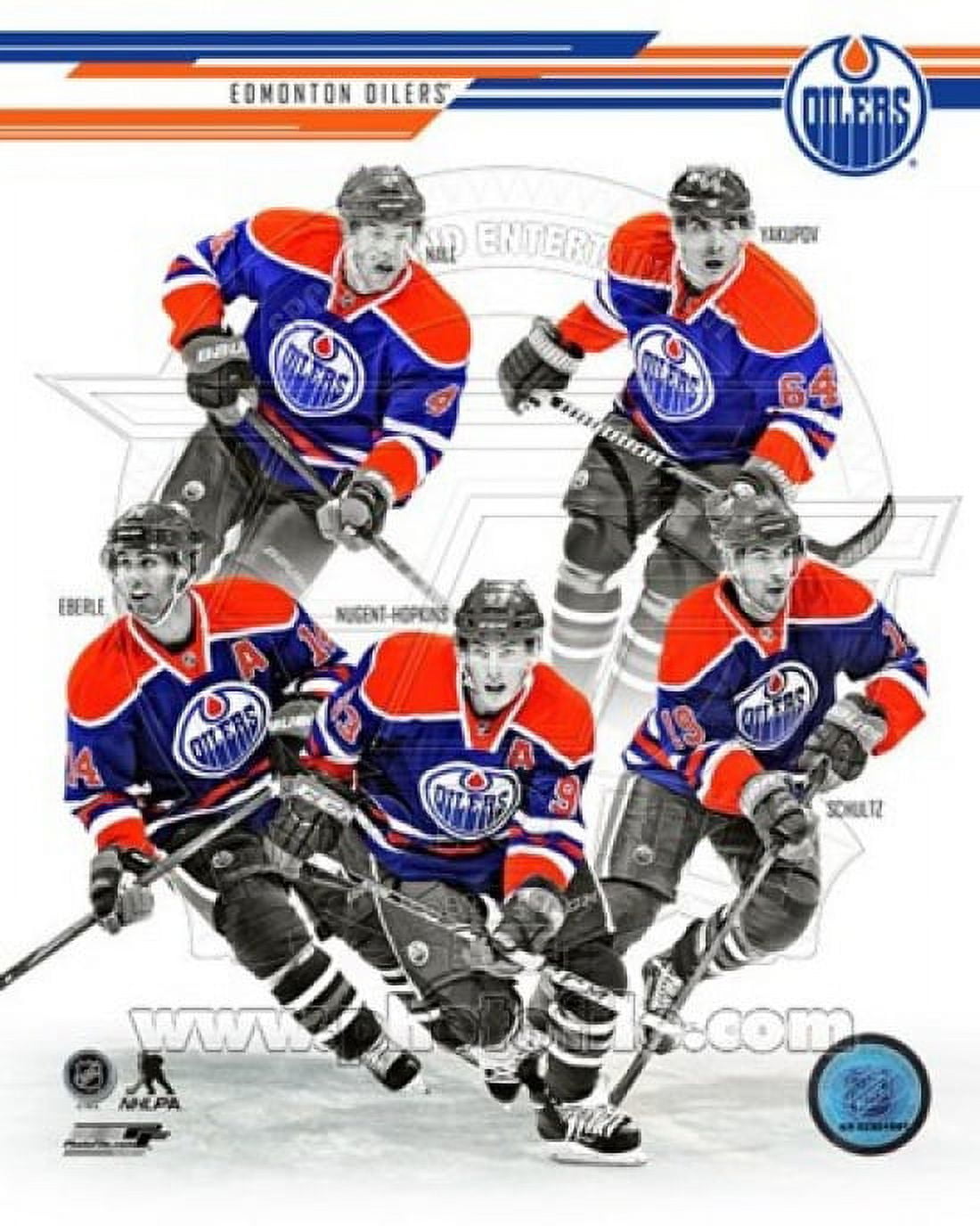 Edmonton Oilers 2013-14 Team Composite Sports Photo - Walmart.com