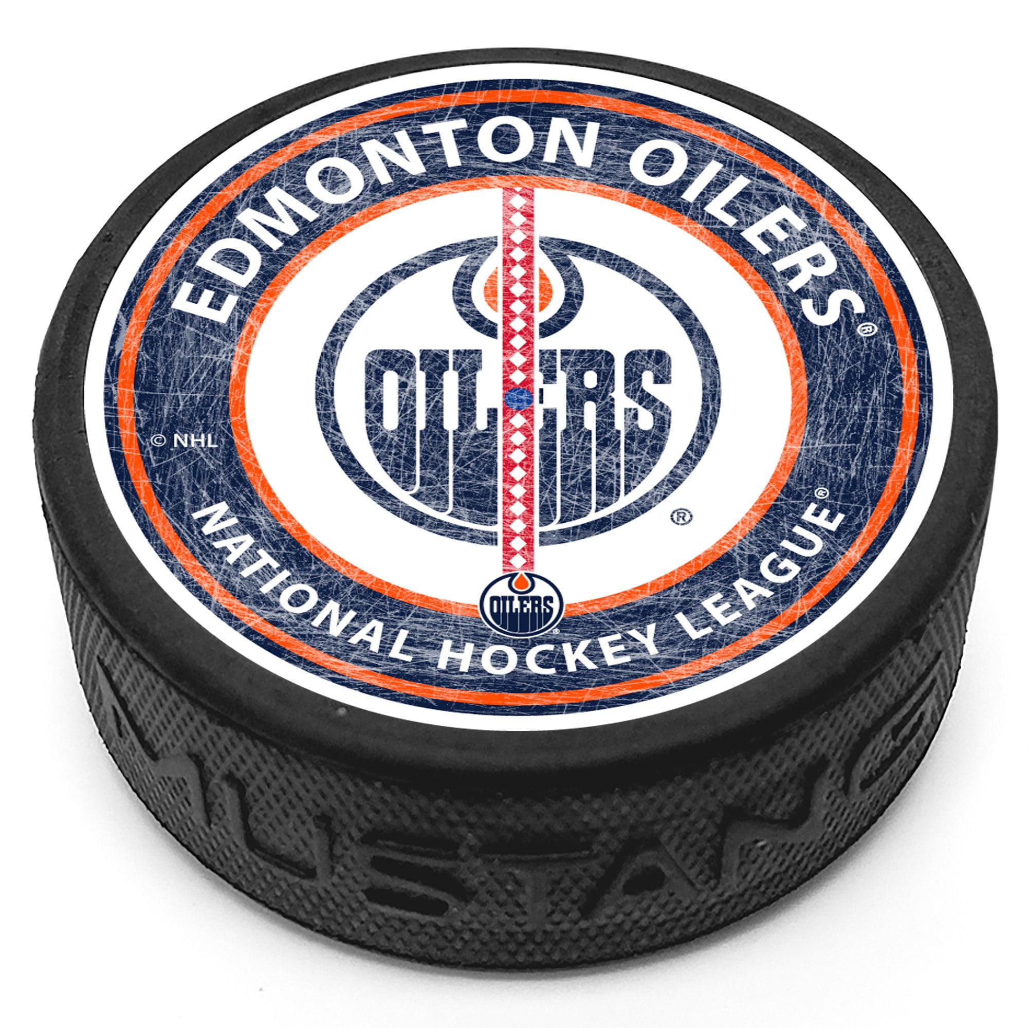 Edmonton Oilers Center Ice Puck - Walmart.com