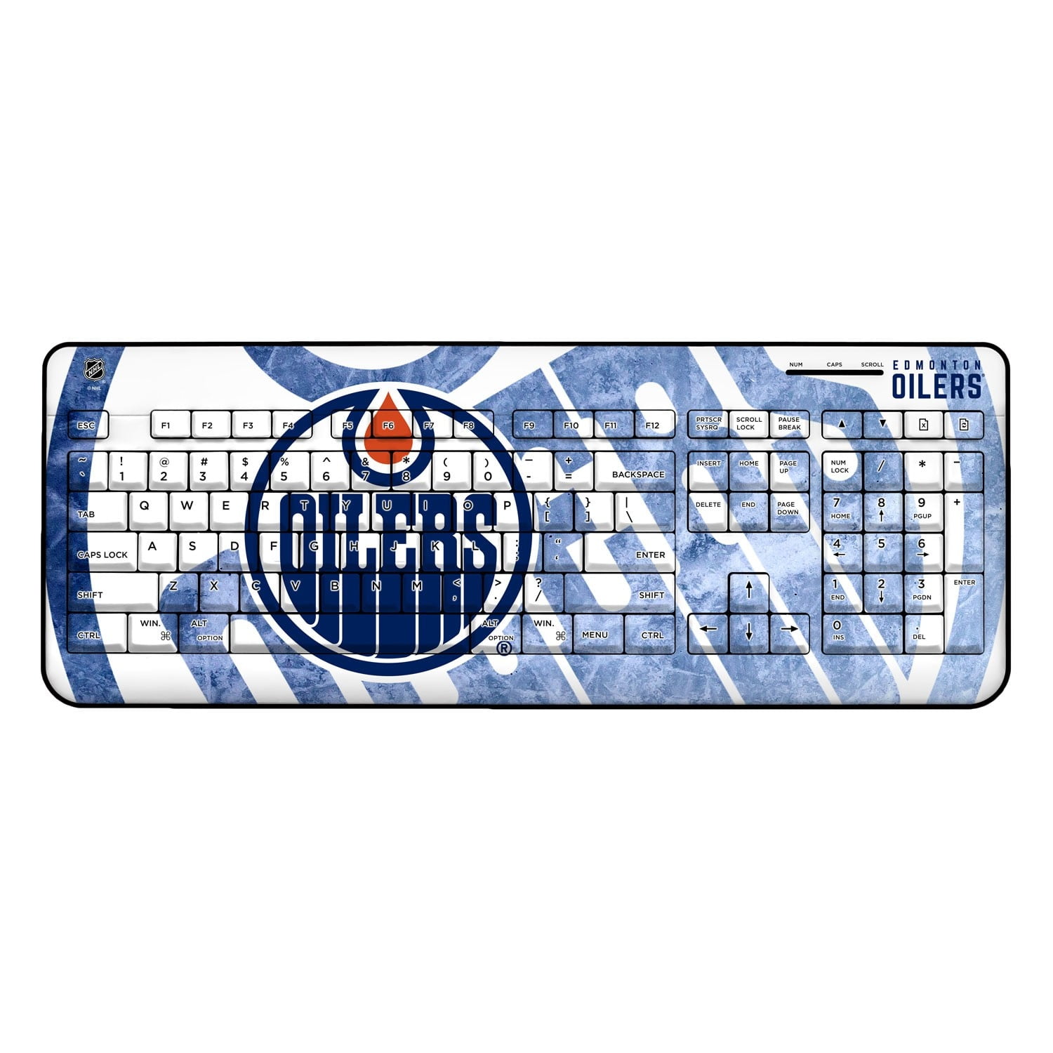 Edmonton Oilers Ice Tilt Wireless Keyboard - Walmart.com