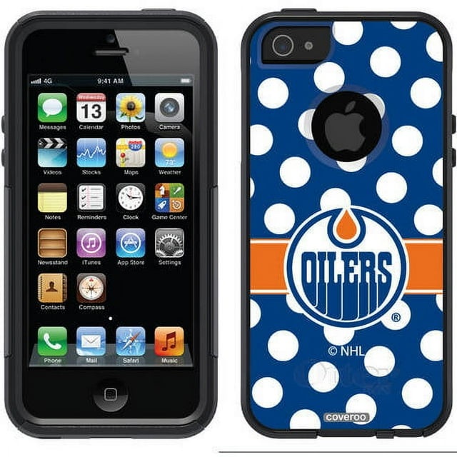 Edmonton Oilers Polka Dots Design on OtterBox Commuter Series Case for ...
