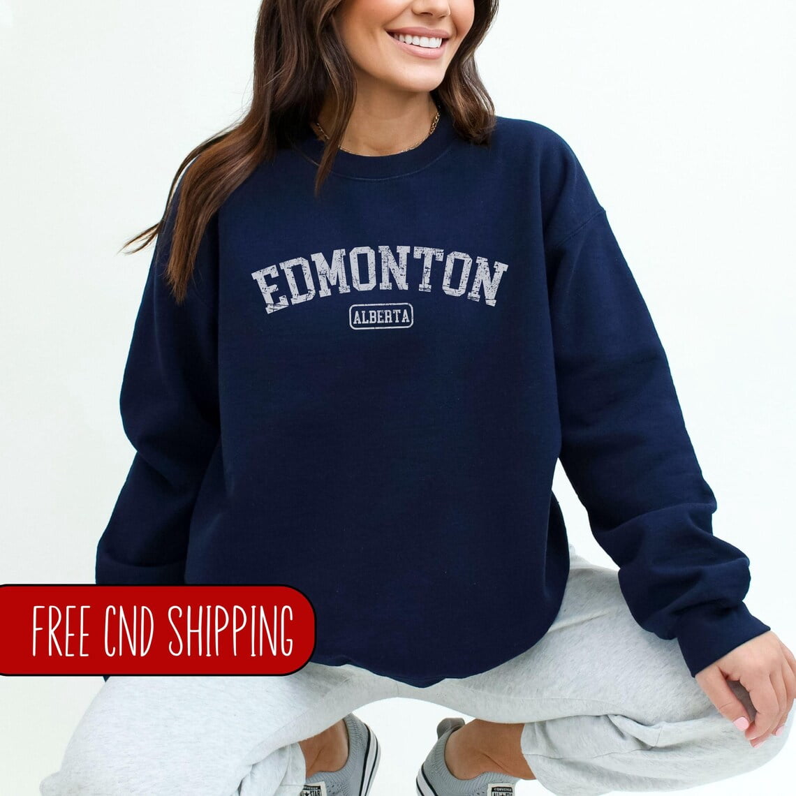 Edmonton Sweatshirt, Edmonton Sweater, Vintage Edmonton Shirt, Edmonton ...