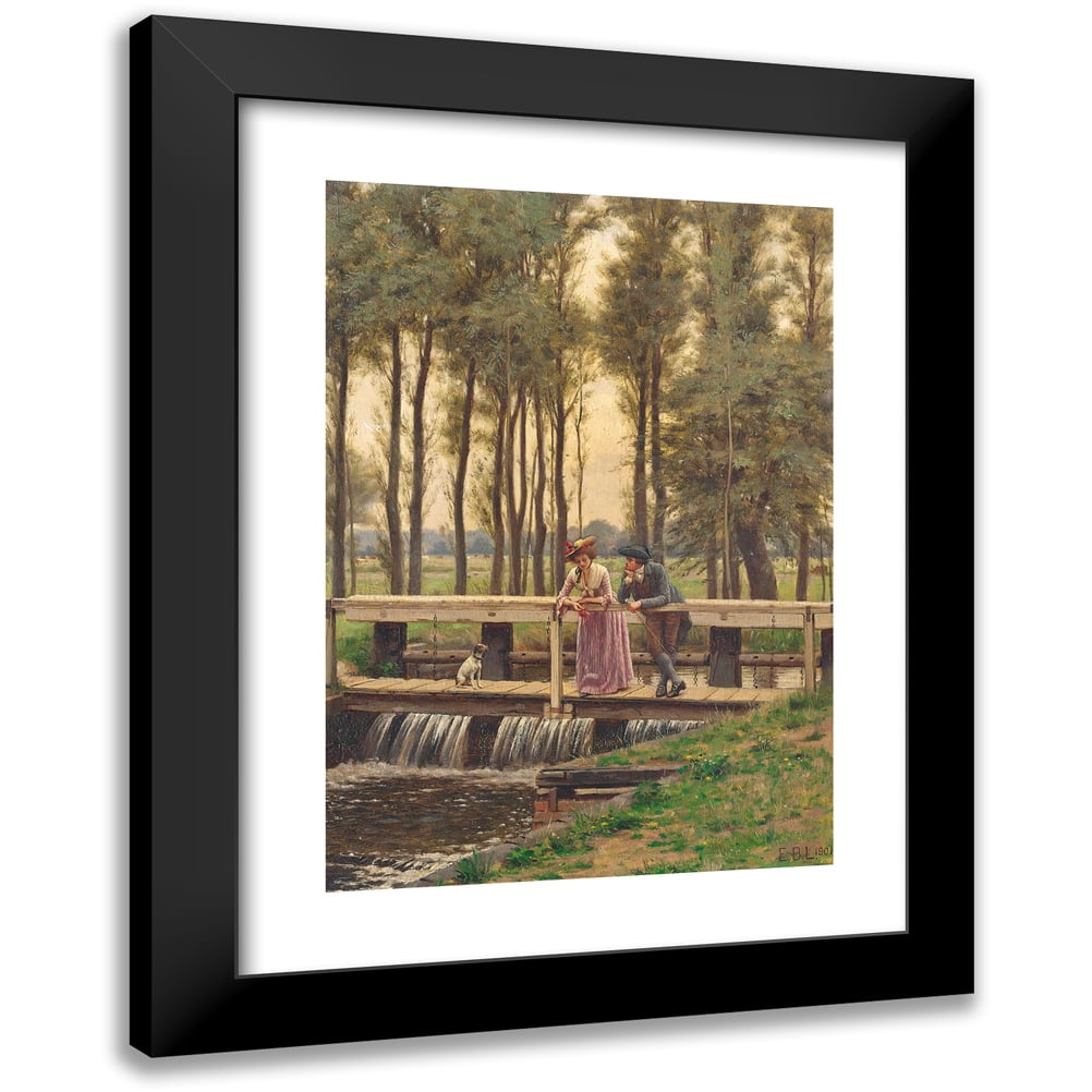 Edmund Blair Leighton 11x14 Black Modern Framed Museum Art Print Titled ...