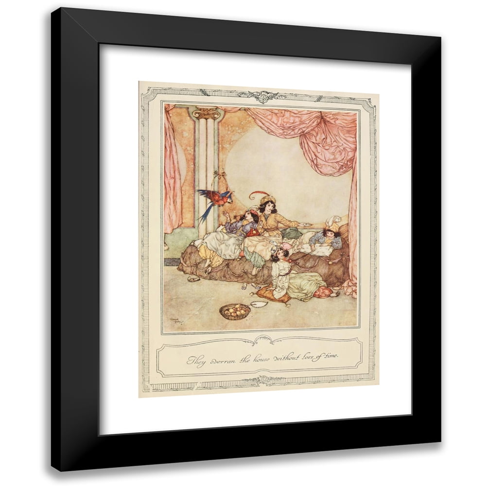 Edmund Dulac 11x14 Black Modern Framed Museum Art Print Titled - They ...