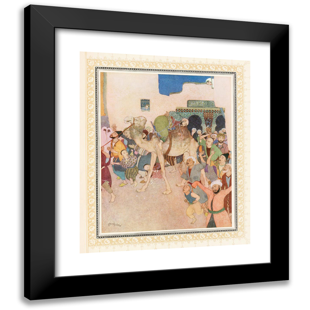 Edmund Dulac 15x17 Black Modern Framed Museum Art Print Titled - Abu-L ...