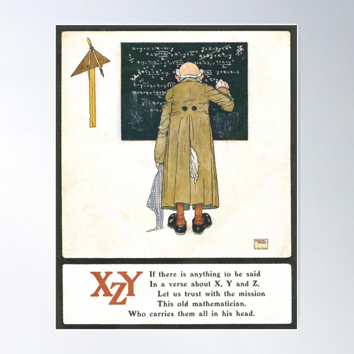 Edmund Dulac Letter From His Lyrics Pathetic And Humorous From A To Z ...