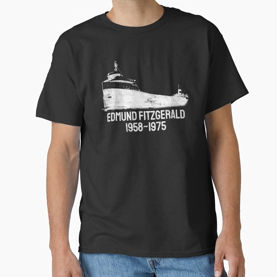 Edmund Fitzgerald. # Classic Edition Shirt, Casual Graphic Tee ...
