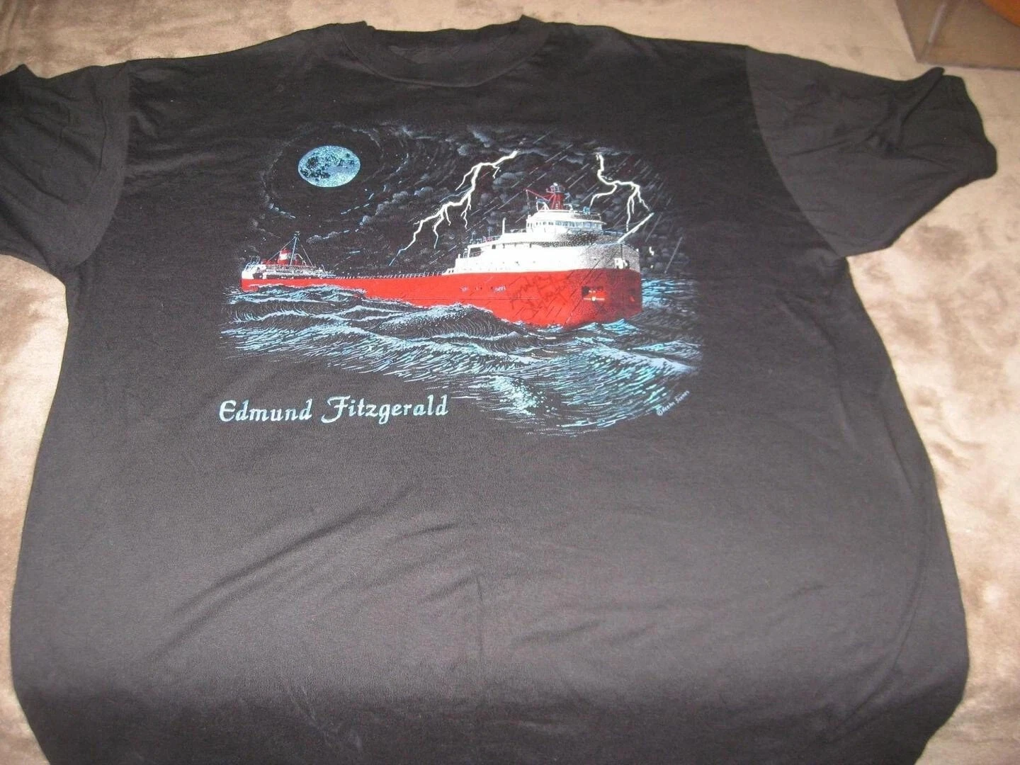 Edmund Great Lakes Shipwreck Inspired Vintage Shirt, Folk Tribute ...