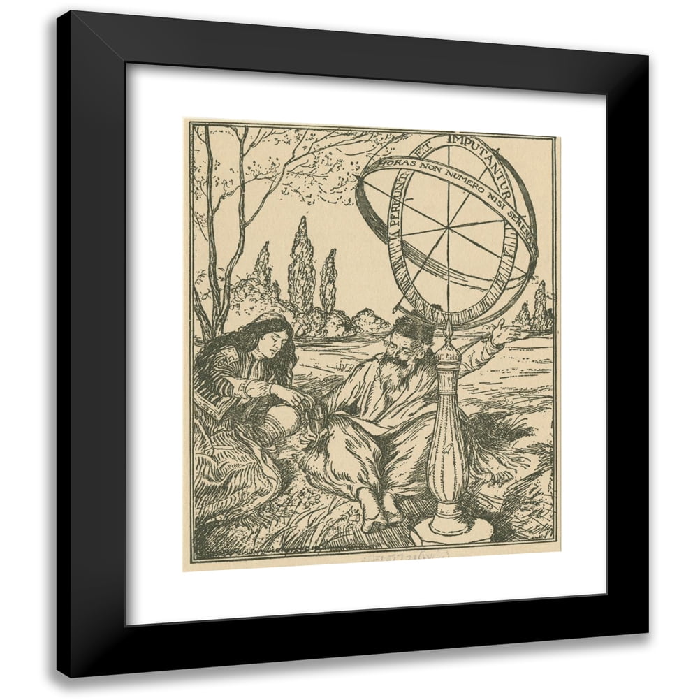 Edmund Joseph Sullivan 12x14 Black Modern Framed Museum Art Print ...