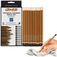 Edna Home Technical Drawing Pencil Professional Set, Graphite ...