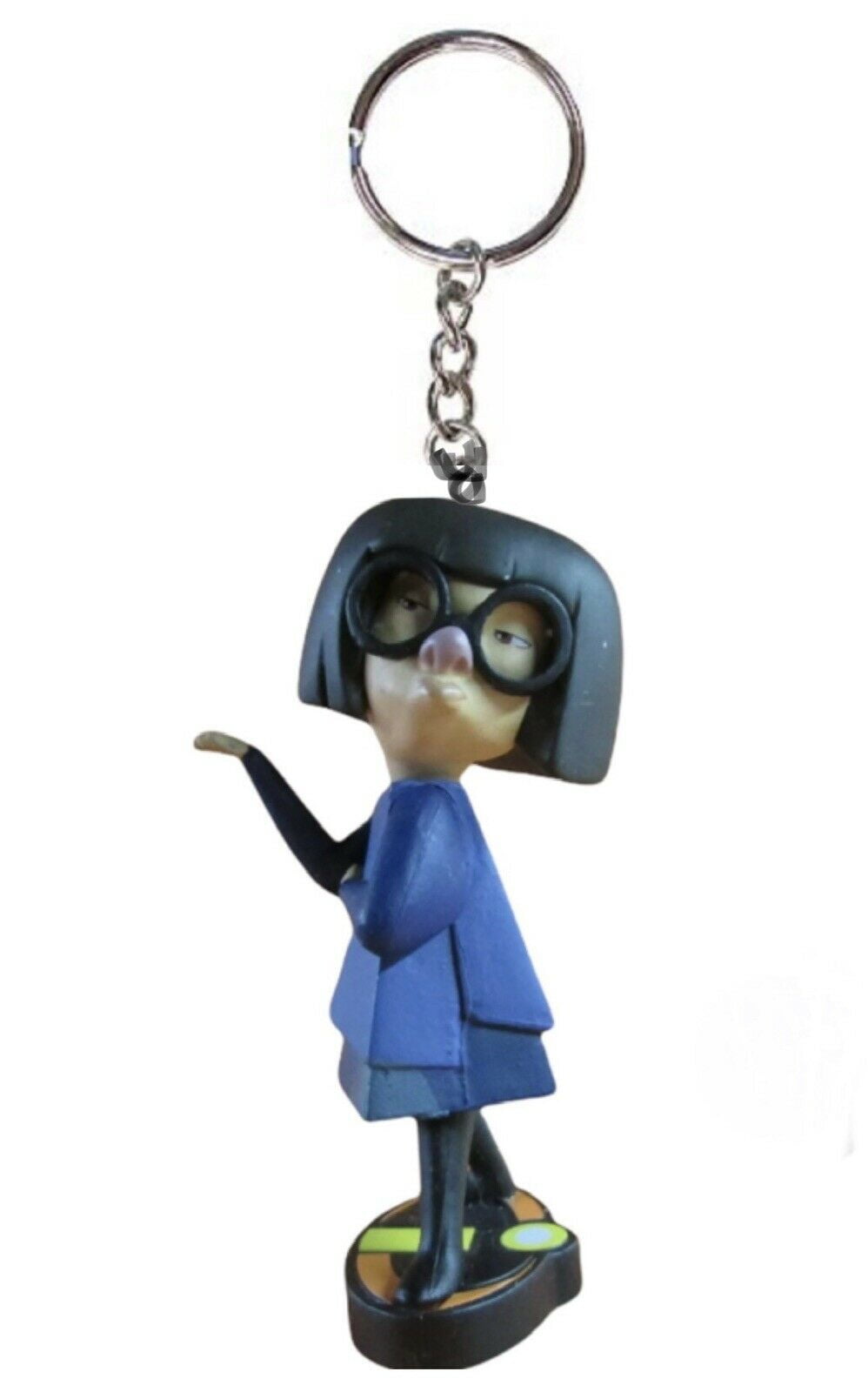 Edna Mode Incredibles Key Ring Keychain Figurine Ornament Pvc Figure Charm New - Walmart.com