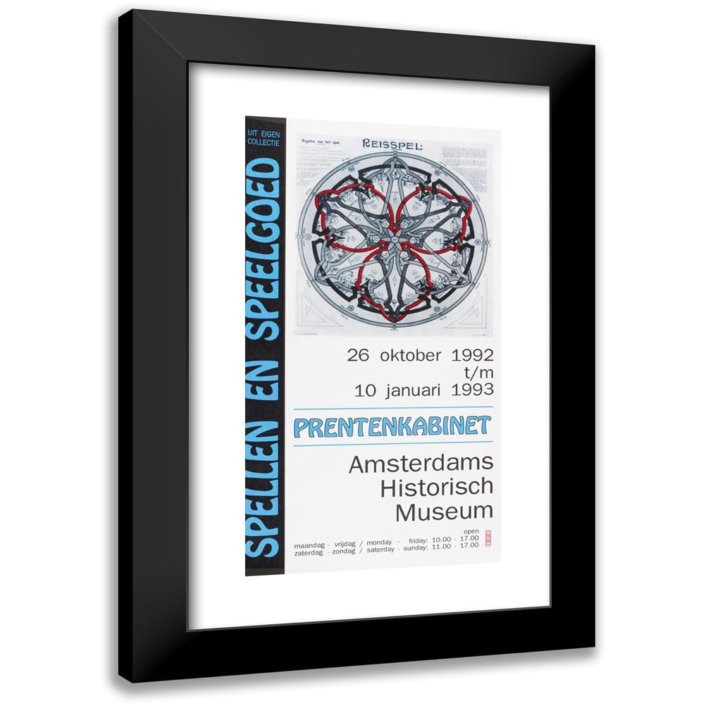 Edo Mulder 11x18 Black Modern Framed Museum Art Print Titled - Poster ...