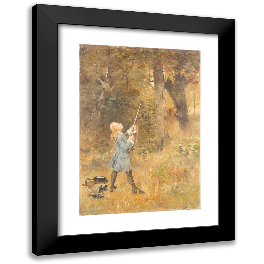 Edoardo Calandra 11x14 Black Modern Framed Museum Art Print Titled ...