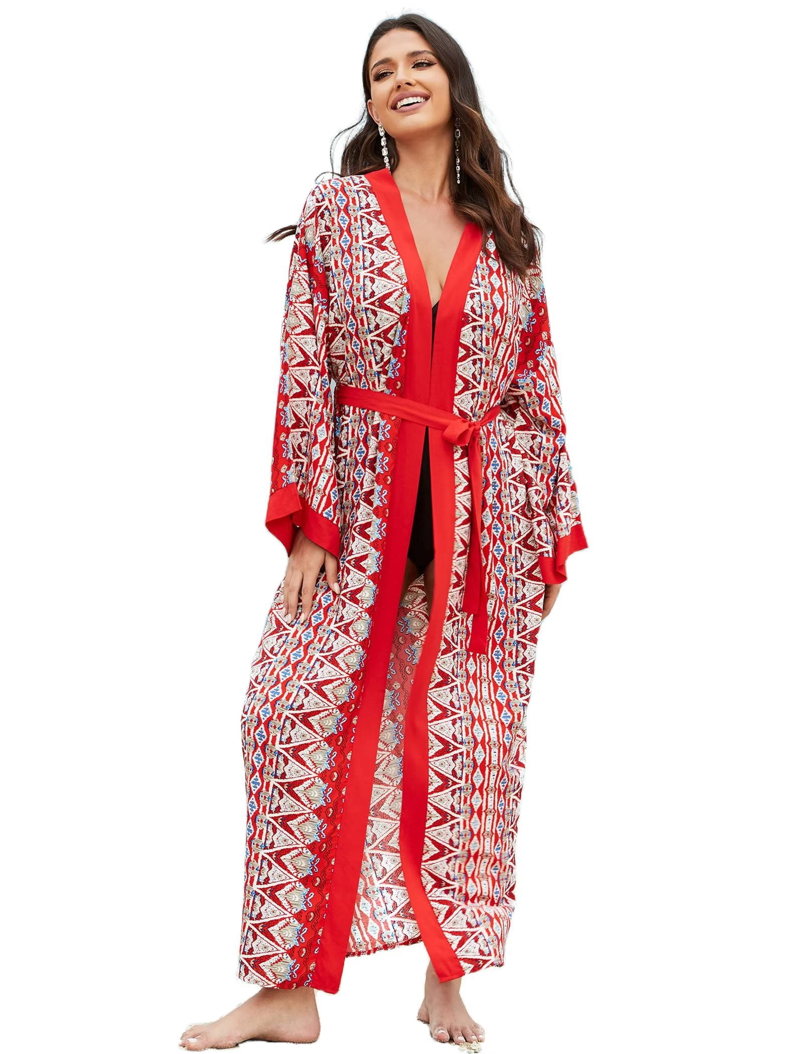 Edolynsa Plus Size Bathing Suit Cover up for Swimsuit Women Beach ...