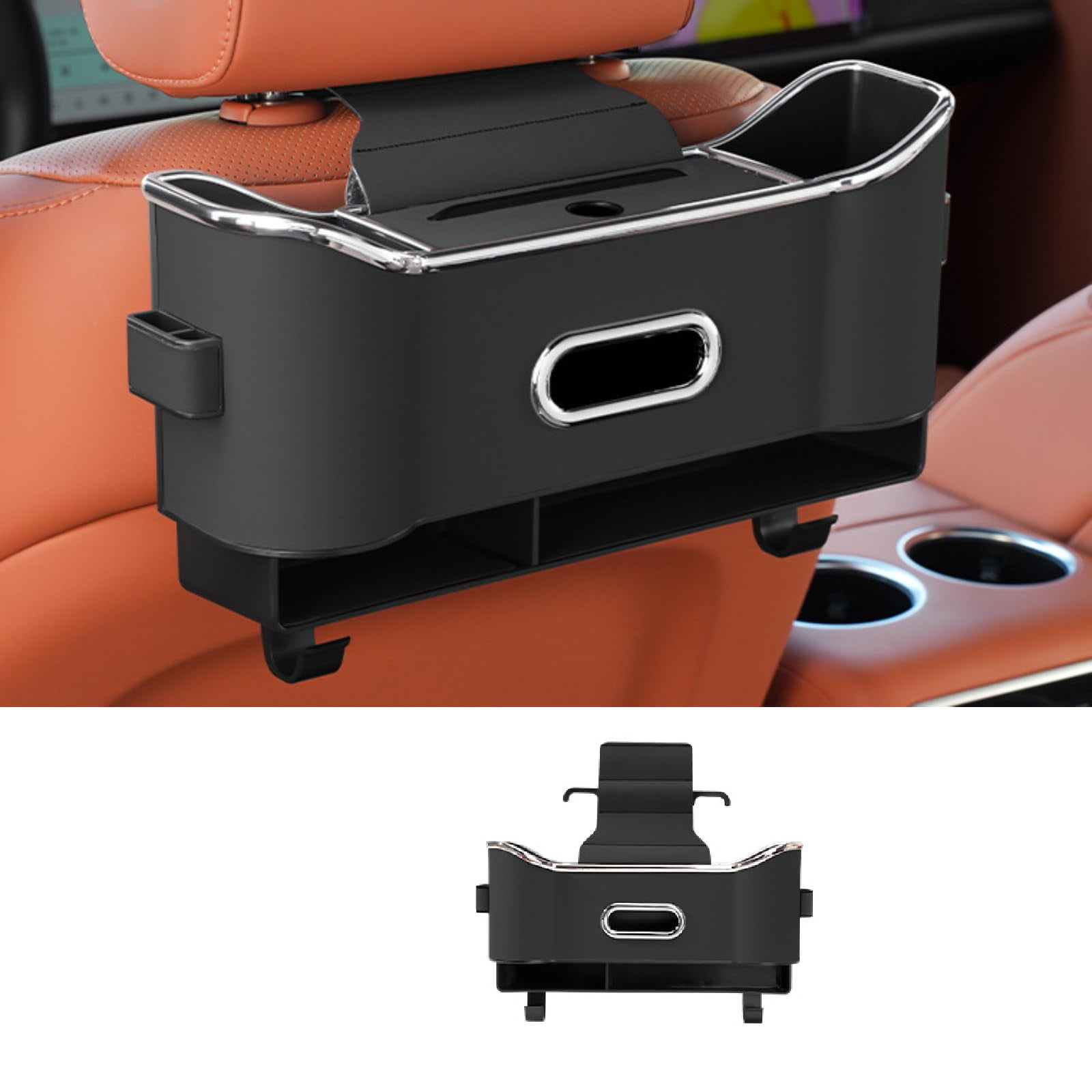 Edotim Backseat Car Organizer, Back Seat Cup Holders for Cars ...