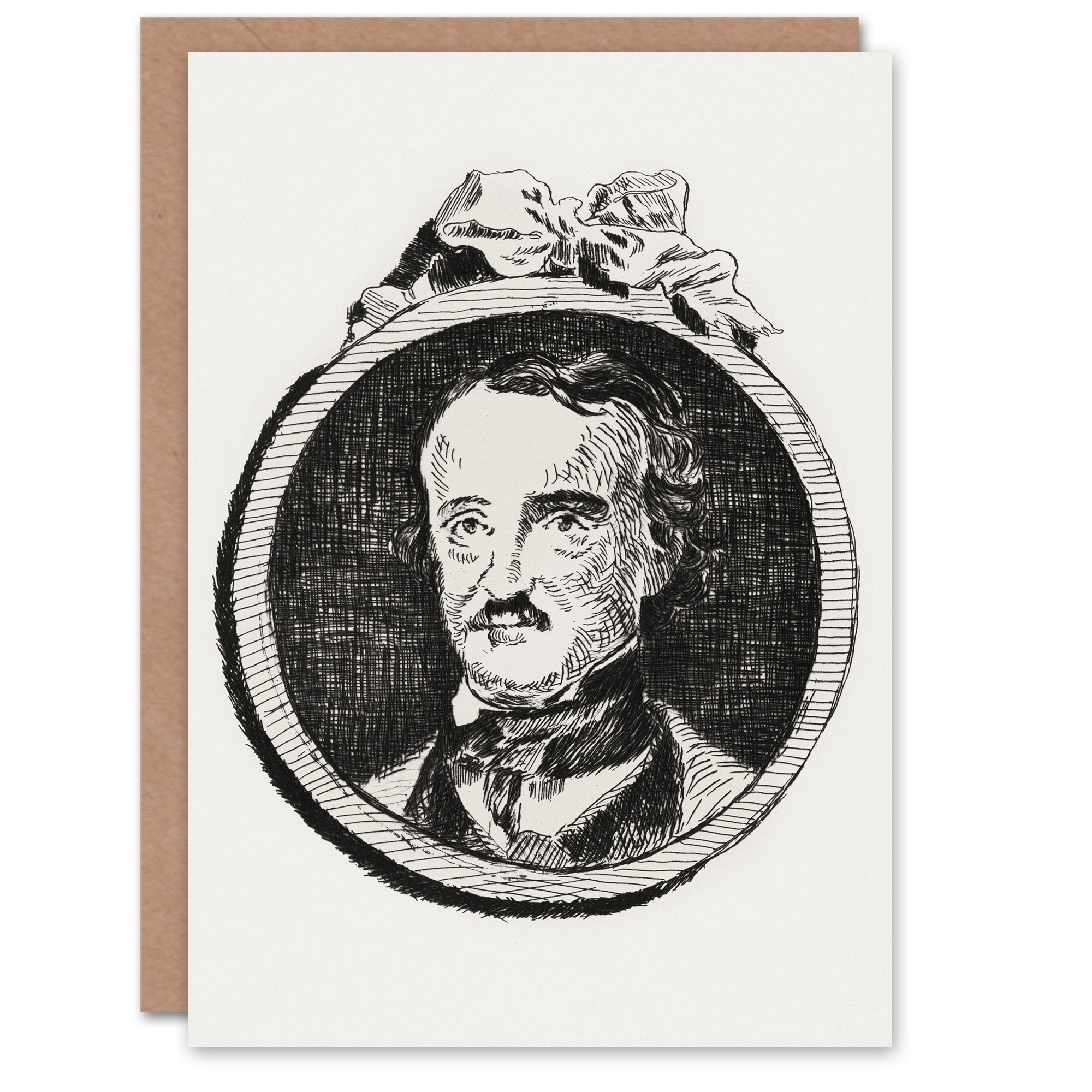 Edouard Manet Art Card Edgar Allan Poe Portrait - Walmart.com