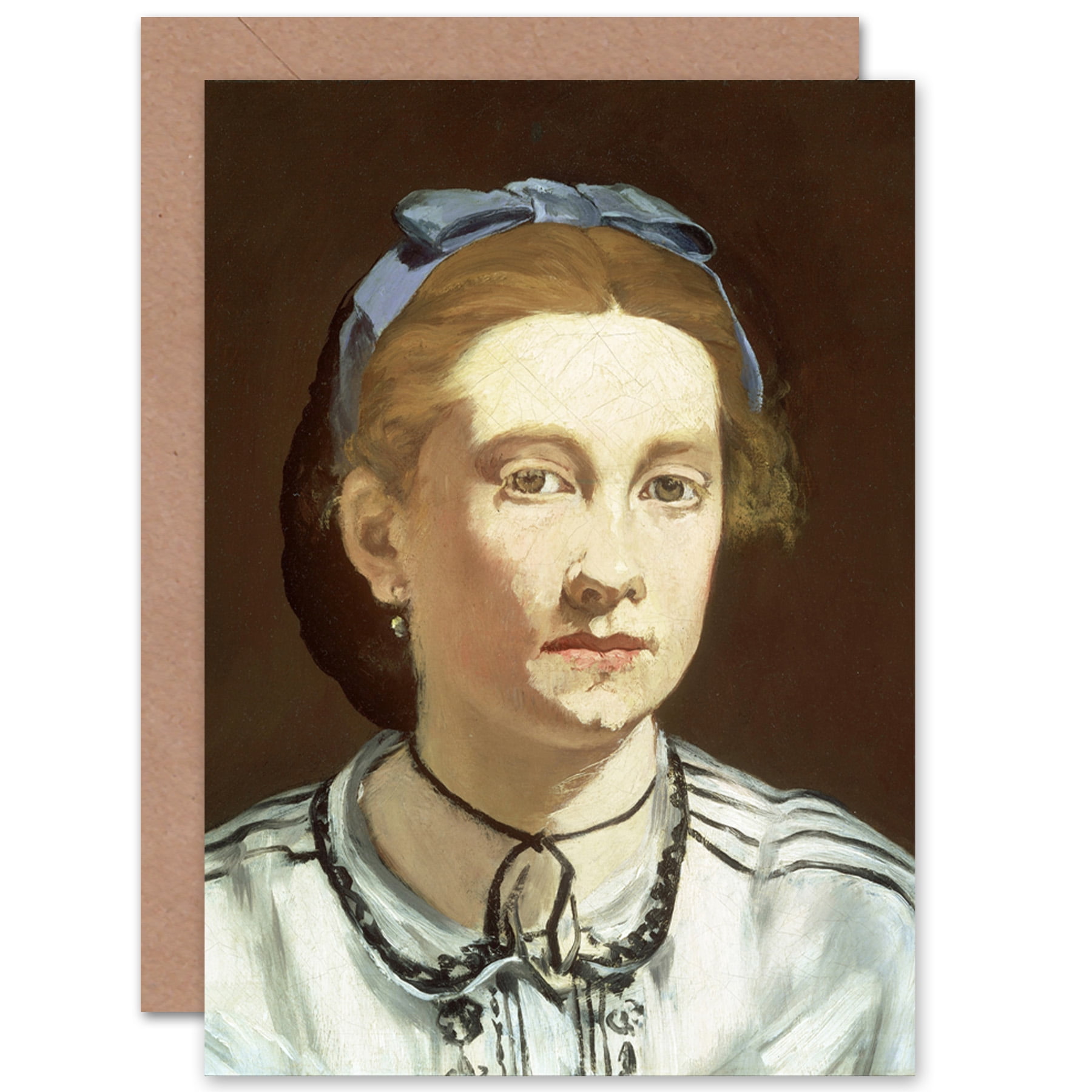 Edouard Manet Victorine Meurent Painting Fine Art Greetings Card Plus ...
