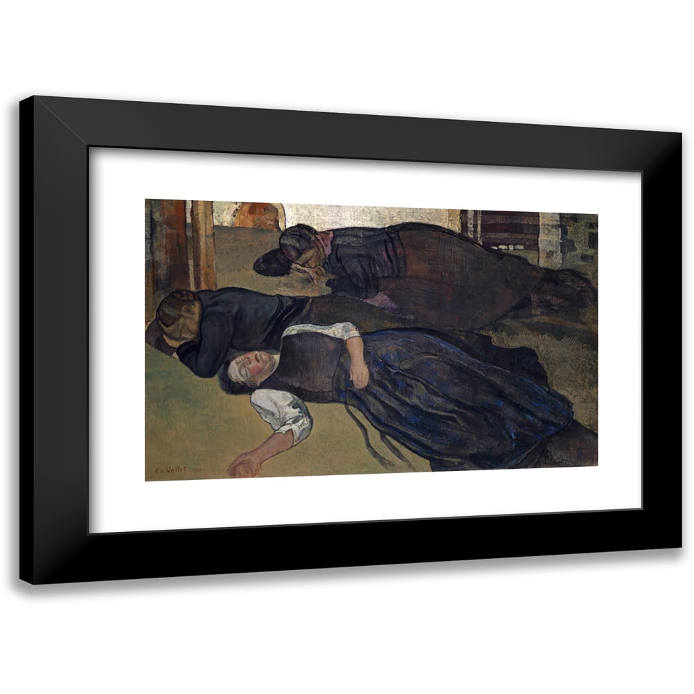Edouard Vallet 18x13 Black Modern Framed Museum Art Print Titled ...