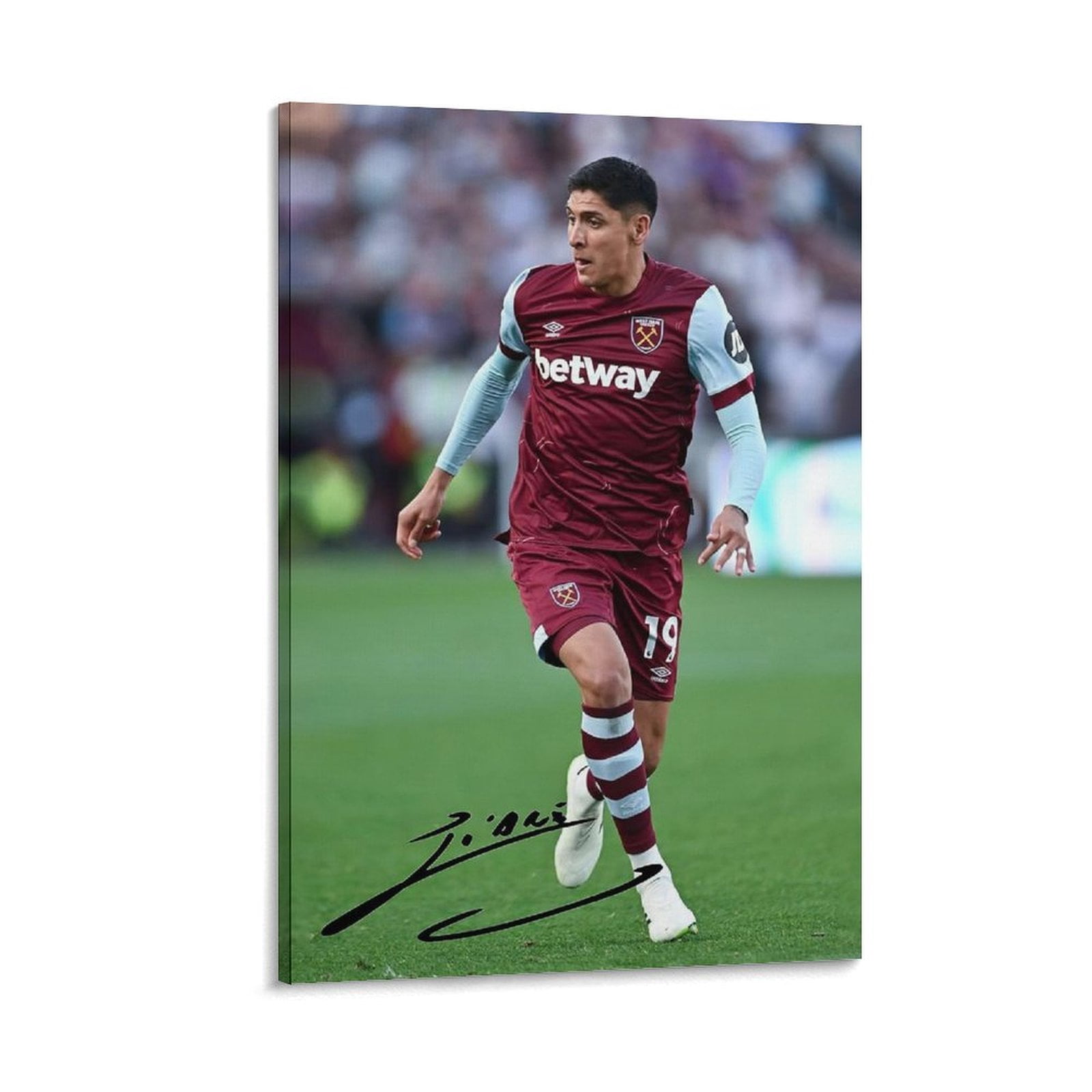 Edson Alvarez West Ham Signed Poster Picture Print Wall Art Poster ...