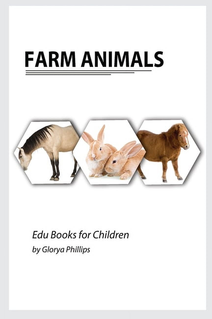 Edu Books for Children: Farm Animals: Montessori real Farm Animals book ...