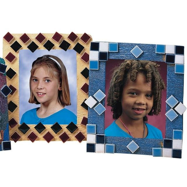 EduCraft® Mosaic Tile Picture Frames Craft Kit (Pack of 12) - Walmart.com