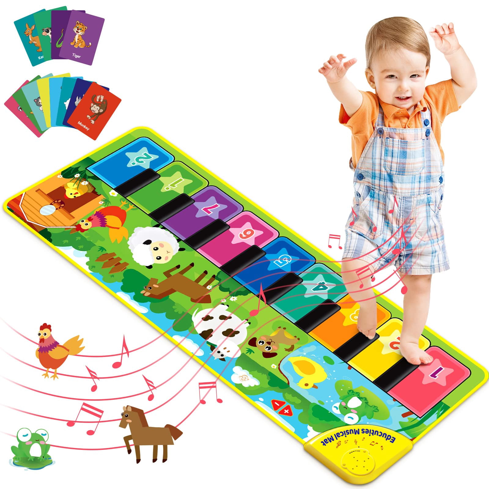 EduCuties Baby Musical Learning TSF6 Toys , Floor Piano Playmat for ...