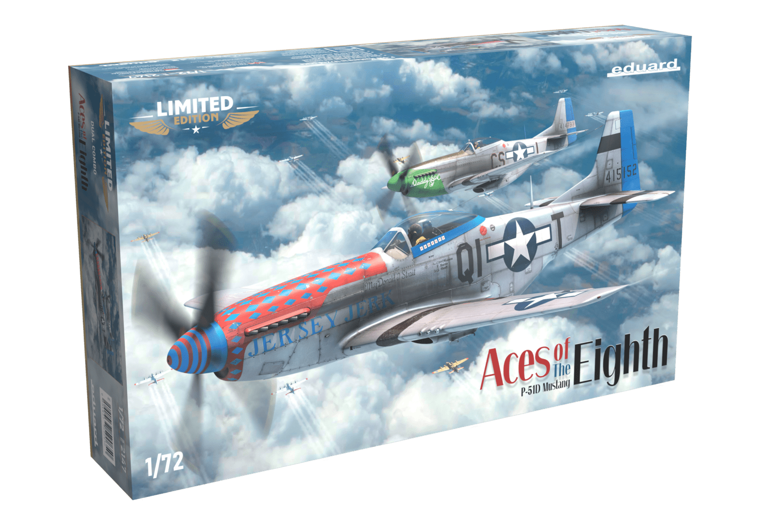 Eduard 2147 P-51D Mustang 'Aces of the Eighth' Dual Combo 1/72 Scale ...