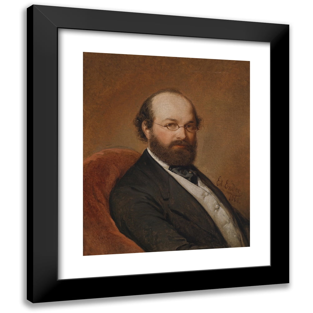 Eduard Ender 15x18 Black Modern Framed Museum Art Print Titled ...