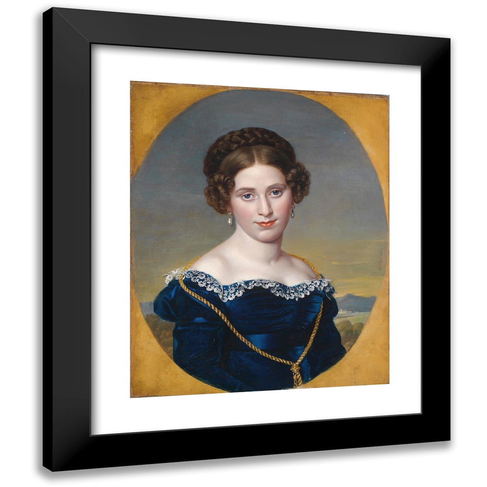Eduard Friedrich Leybold 12x14 Black Modern Framed Museum Art Print ...
