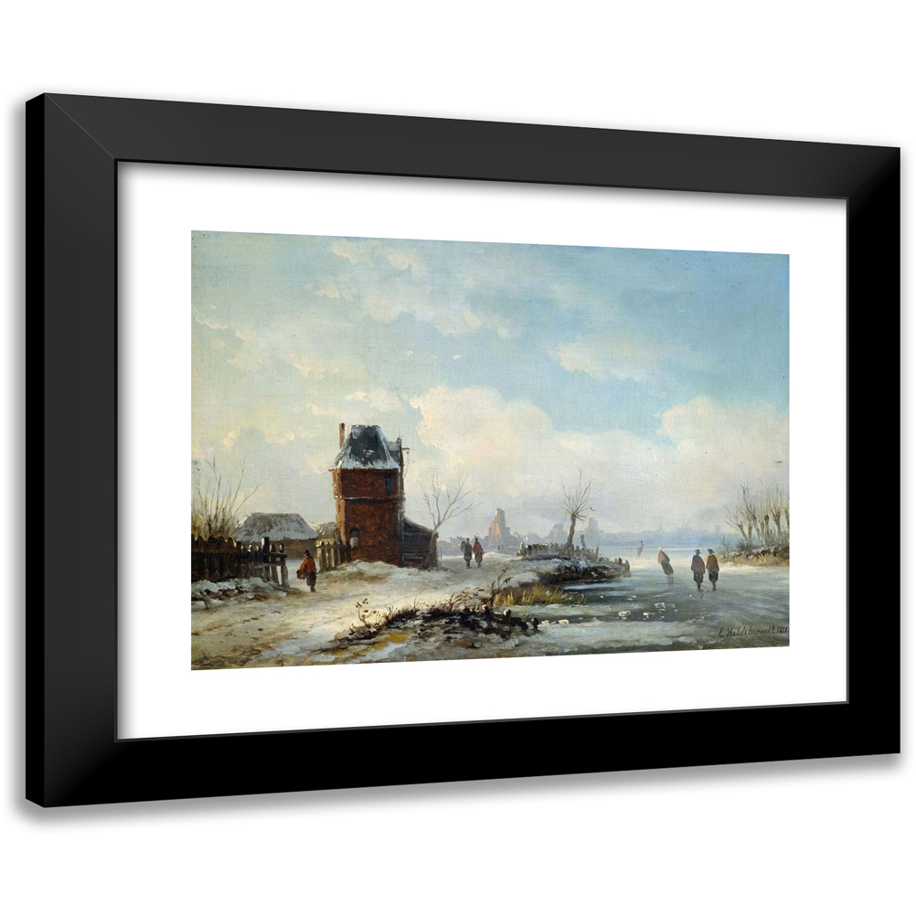Eduard Hildebrandt 14x11 Black Modern Framed Museum Art Print Titled ...