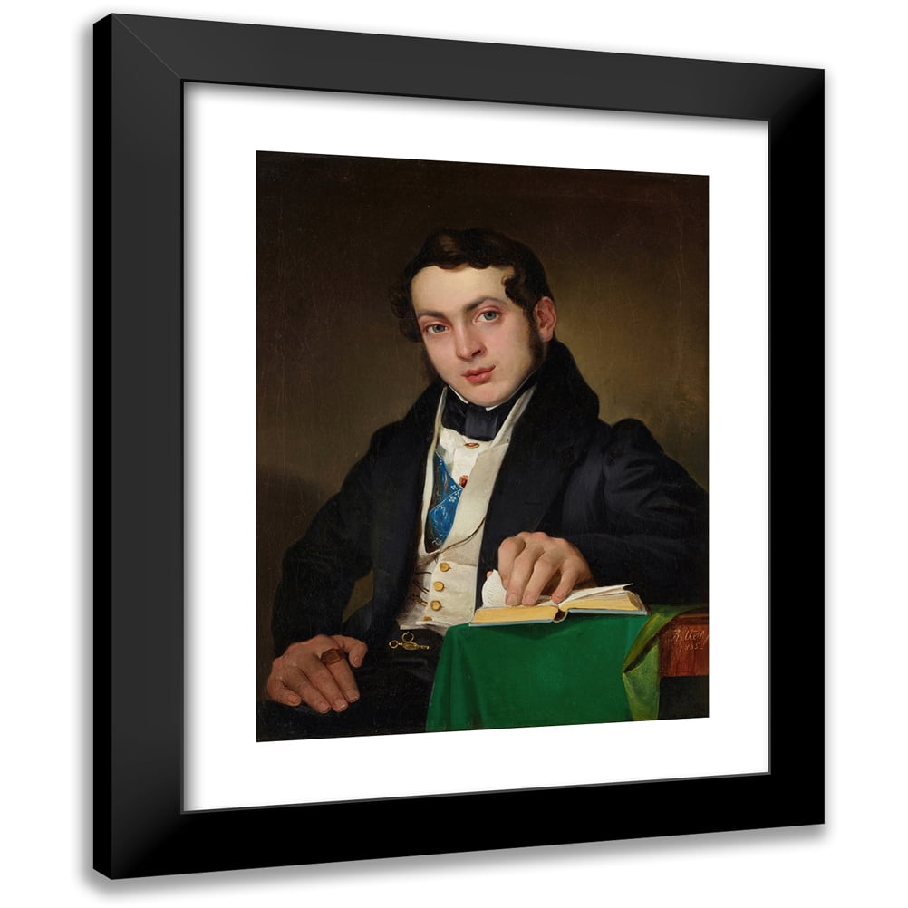 Eduard Ritter 12x14 Black Modern Framed Museum Art Print Titled ...