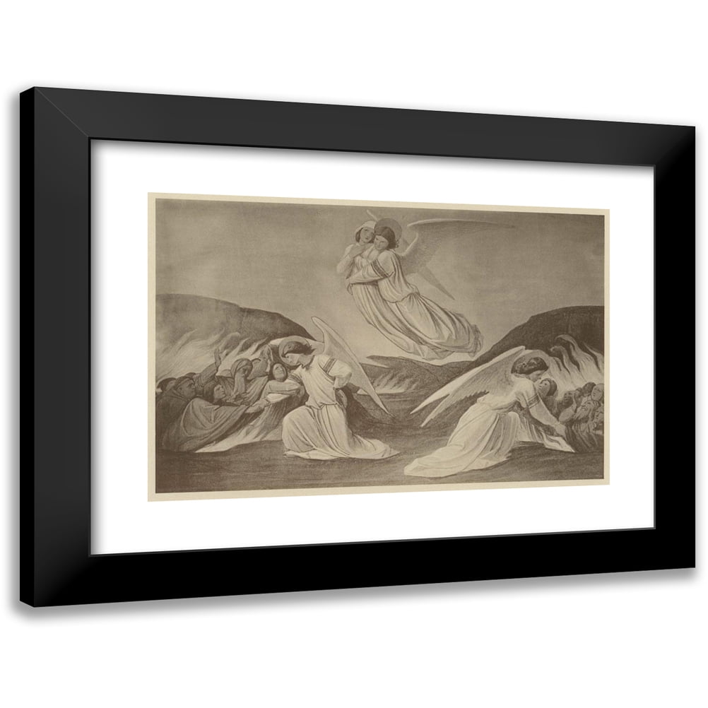 Eduard Von Steinle 18x13 Black Modern Framed Museum Art Print Titled ...
