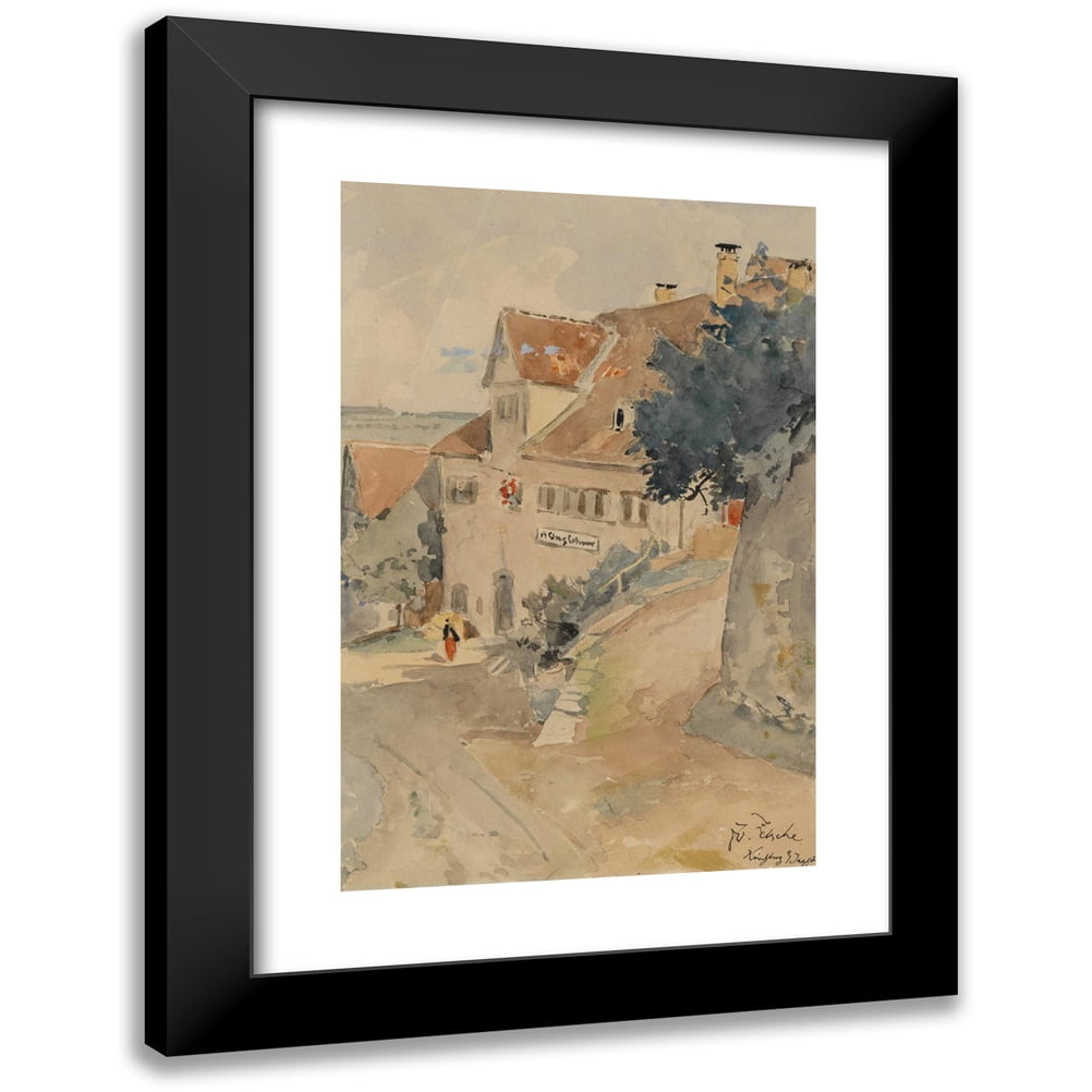 Eduard Zetsche 13x18 Black Modern Framed Museum Art Print Titled ...