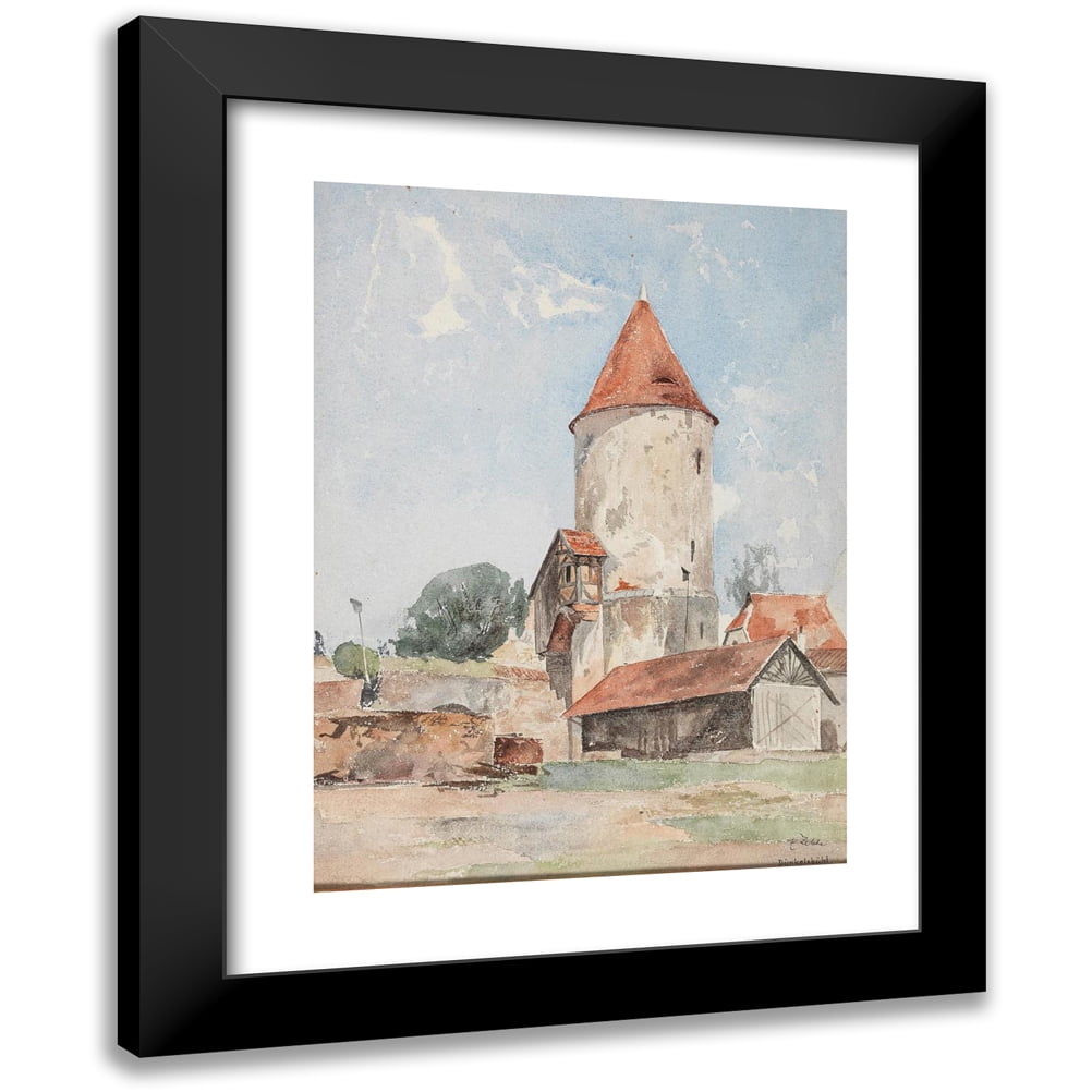 Eduard Zetsche 14x18 Black Modern Framed Museum Art Print Titled ...