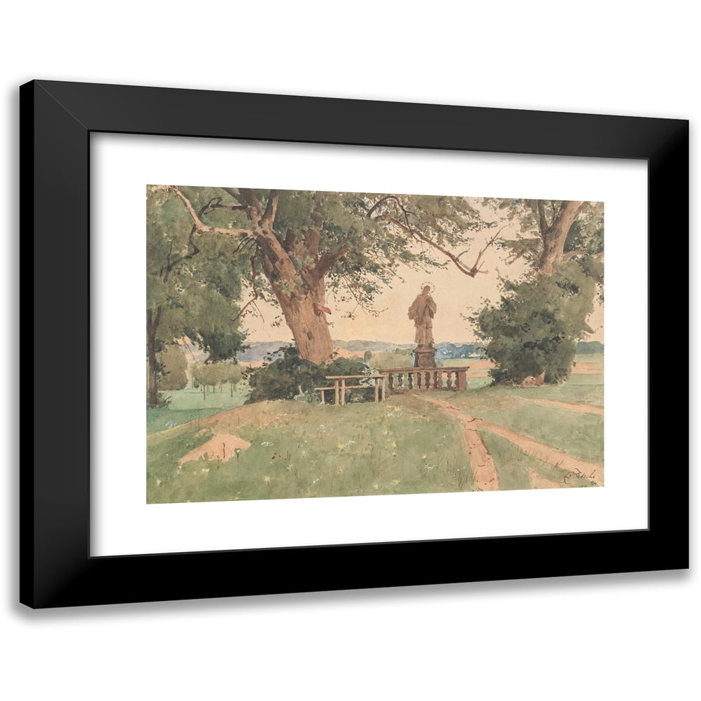Eduard Zetsche 24x18 Black Modern Framed Museum Art Print Titled ...