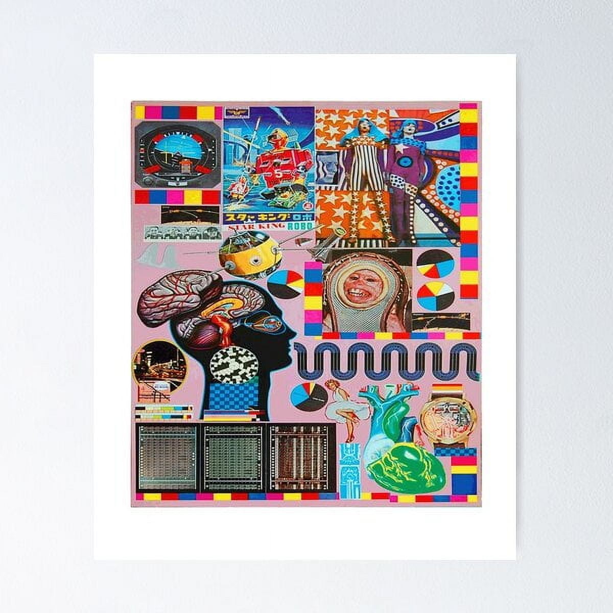 Eduardo Paolozzi Hollywood Wax Museum 1970 Poster Wall Art, Modern Wall ...