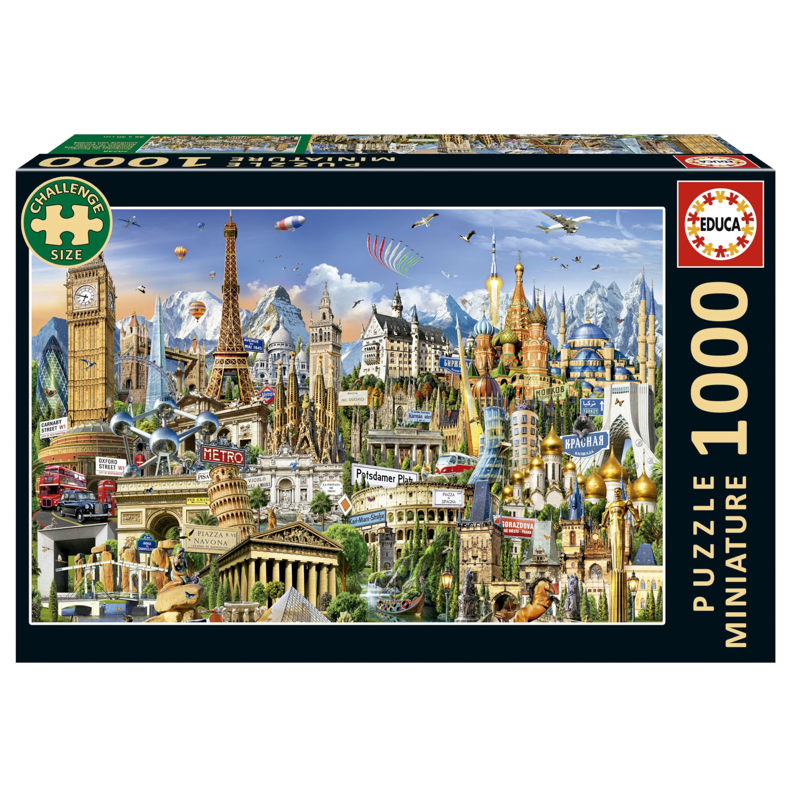 Educa - 1000UMRT Piece Puzzle for Adults World's Smallest | Symbols of ...