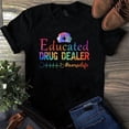 Educated Drug Dealer Nurse Life Fan Royal Blue/ Black... Tshirt ...