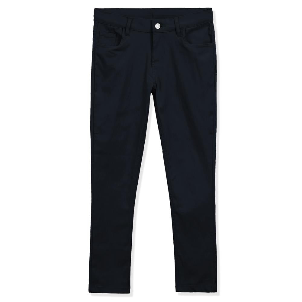 Educated Uniforms Girls 4-20 Adjustable Waist Skinny Stretch School ...