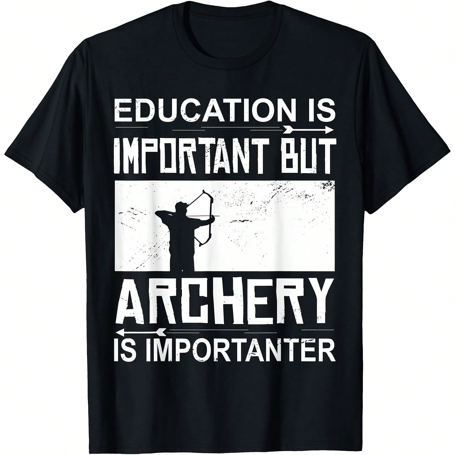 Education Ary Is Importanter Ar Gift Ary T-Shirt. - Walmart.com